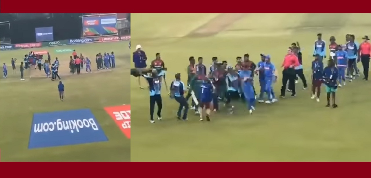 দু'দলের খেলোয়াড়দের মধ্যে কী ঘটেছিলো?